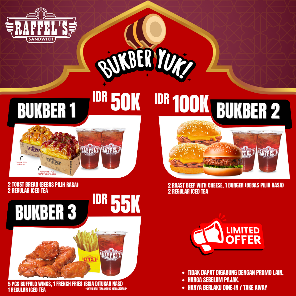 Promo & Deals – Raffel's Sandwich